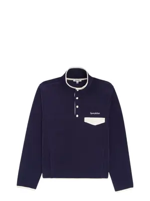 SPORTY & RICH Logo-embroidered Sweatshirt - Blue