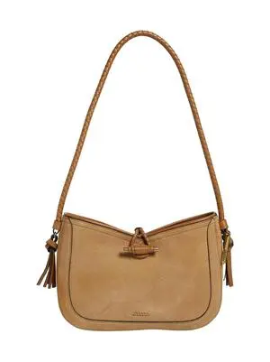 Isabel Marant Vigo Calfskin Suede Baguette Bag - Camel