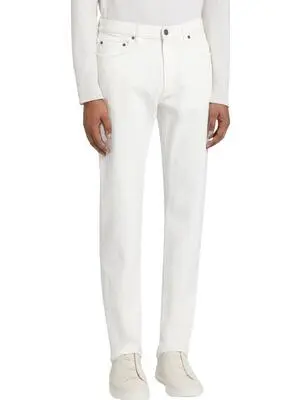 Zegna Stretch Denim City Fit Jeans - White