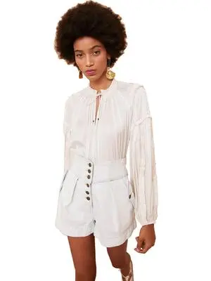 Ulla Johnson Maeve Blouse - Blanc
