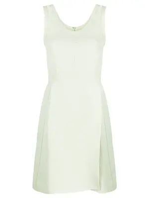 JIL SANDER Sleeveless A-line Mini Dress - Green