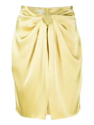 NANUSHKA Nanushka Draped Satin Mini Skirt