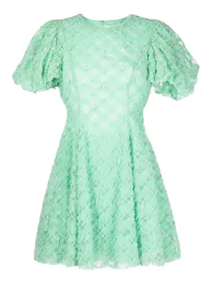 Aje Context Embellished Mini Dress - Green