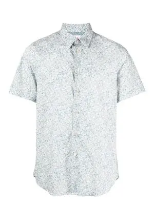 PAUL SMITH Graphic-print Stretch-cotton Shirt
