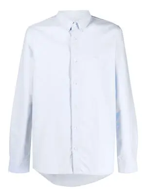 A.P.C. Logo-embroidered Button-down Shirt