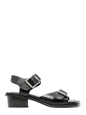 LEMAIRE 35mm Double-buckle Sandals - Black