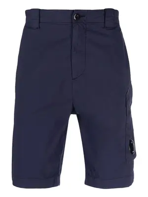 C.P. COMPANY Lens-detail Cargo Shorts - Blue