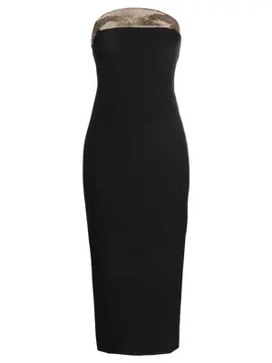 GENNY Sequin-Embellished Midi Dress