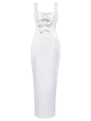 RASARIO Bridal Satin Gown - White