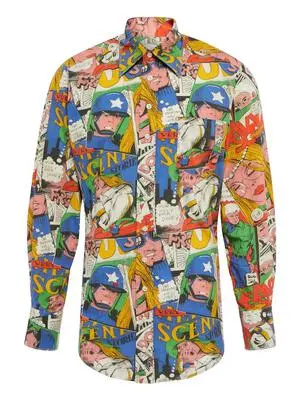 ERL Printed Cotton Shirt Multicoloured