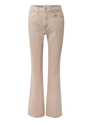 SLVRLAKE Charlotte High-rise Bootcut Jeans - Peach