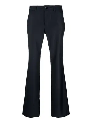 Etro Striped Wool Trousers - Blue