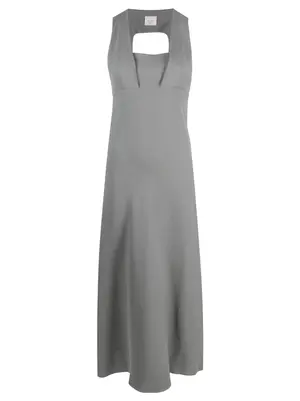 ALYSI Sleeveless Open-back Dress - Grey