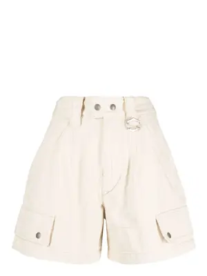 ISABEL MARANT ISABEL MARANT Eliano High-Waisted Cotton-Twill Shorts
