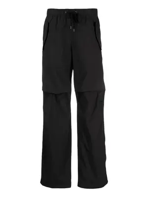 JAMES PERSE Draped Straight-leg Trousers - Black