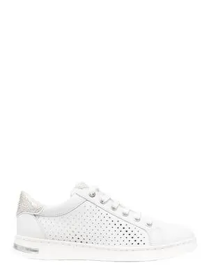 Geox Jaysen Low-top Leather Sneakers - White