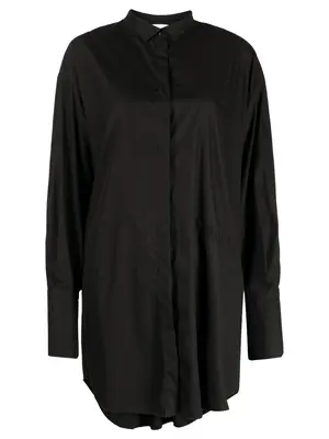 PATOU Embroidered Shirt Dress - Black