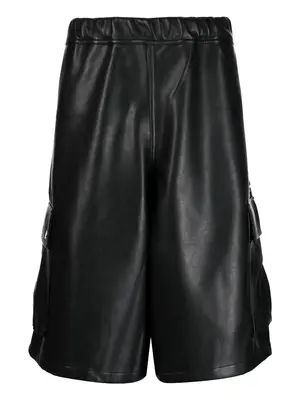 GMBH Knee-length Cargo Shorts - Black