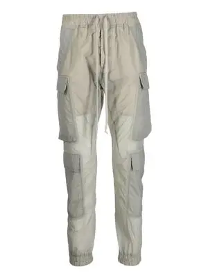 Rick Owens Drawstring-waist Skinny-cut Cargo Pants - Neutrals