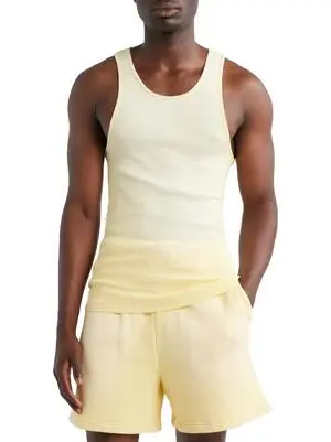 ELWOOD Malibu Cotton Rib Tank - Sun Faded Butter