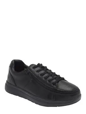 BILLY FOOTWEAR Work Comfort Low Zip Around Sneakers - Black To The Floor