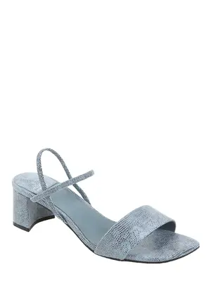 Jeffrey Campbell Jeffrey Campbell Adapt Slingback Sandal Blue Lizard