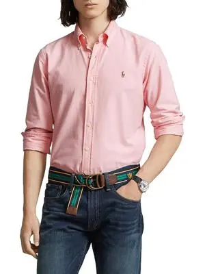 Polo Ralph Lauren Classic Oxford Button-down Sport Shirt - Pink