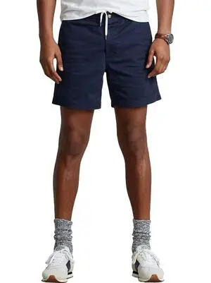 Ralph Lauren Stretch Cotton Shorts - Nautical Ink