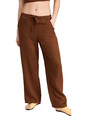 Rails Emmie Linen Pants Cacao