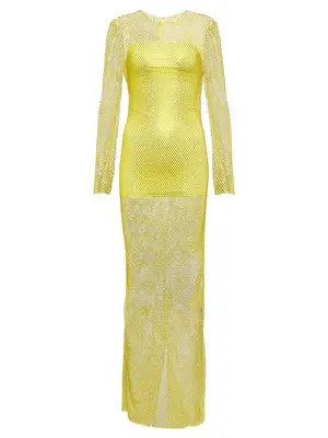 Giuseppe Di Morabito Embellished Maxi Dress - Yellow