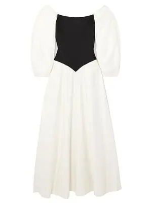 Gabriela Hearst Lani Off-the-shoulder Maxi Dress - Neutrals