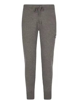 Dolce & Gabbana Wool And Cashmere Knit Jogging Pants - Grey
