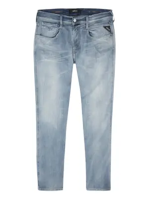 REPLAY Anbass Hyperflex Slim-leg Jeans - Blue