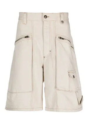 MARANT Peio Bermuda Shorts - Neutrals