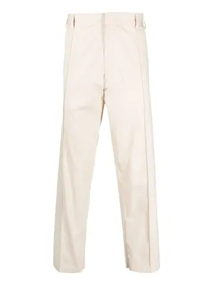 424 Cotton Straight-leg Trousers - Neutrals