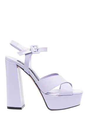 SERGIO ROSSI Sr Alicia 90mm Platform Sandals - Purple