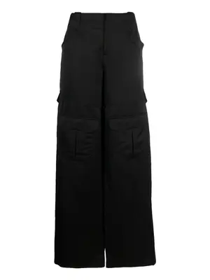TOM FORD Satin Cargo Trousers - Black