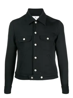 COURREGES Button-up Jacket - Black
