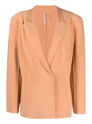 Norma Kamali Single-breasted Straight-fit Blazer - Orange