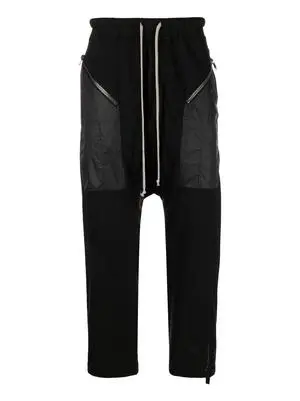 Rick Owens Drawstring Drop-crotch Trousers - Black