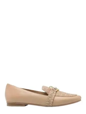 Michael Kors Michael Michael Kors Rory Leather Loafers Neutrals