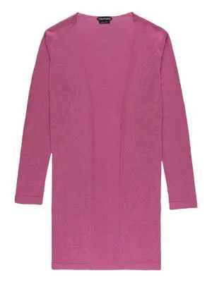 TOM FORD Open-front Midi Cardigan - Pink