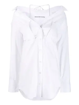 Alexander Wang Layered Bikini Shirt - White