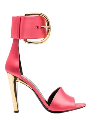 TOM FORD Buckled Satin 105mm Sandals - Pink