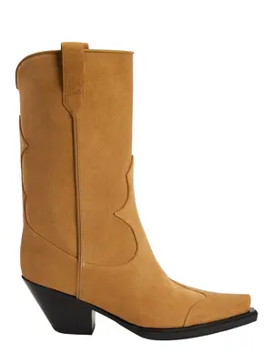 GIUSEPPE ZANOTTI 55mm Thyra Cowboy Boots - Brown