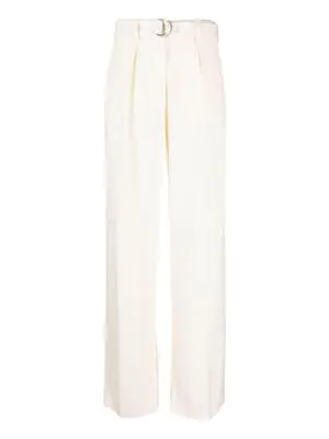 JIL SANDER Belted Wide-Leg Trousers