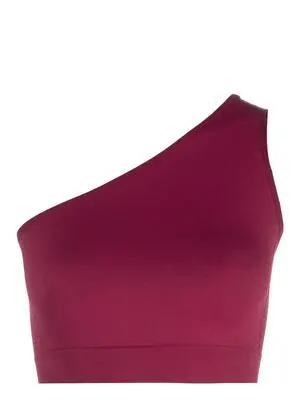 Rick Owens One-Shoulder Cropped Top Pink