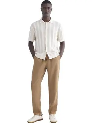 Everlane Linen Easy Pant Light Brown