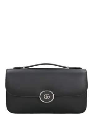 Gucci Petite Gg Shoulder Bag - Black