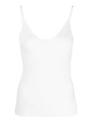 JIL SANDER V-neck Tank Top - White